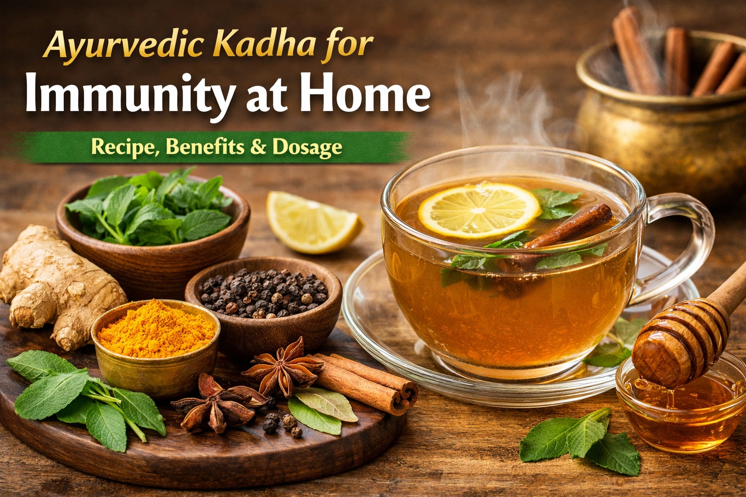 Ayurvedic Kadha for Immunity at Home - IndianTalks