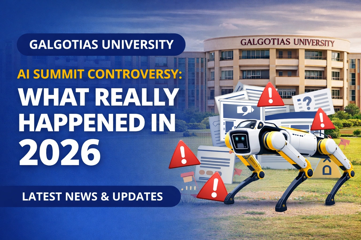 Galgotias University AI Summit Controversy - IndianTalks